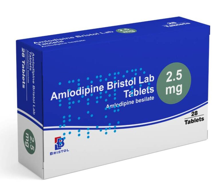 Bristol Laboratories | Amlodipine Bristol Lab 2.5 mg Tablets